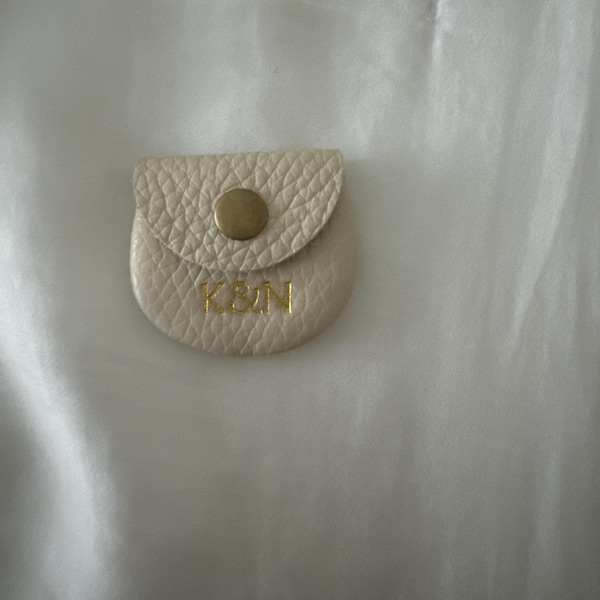 Small Leather Ring Purse| Ring Purse| Leather Ring Holder| Wedding Ring ...