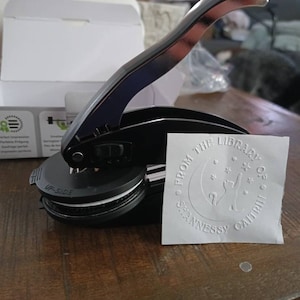 Custom Book Embosser for You to Personalize Library Books Choose From ...