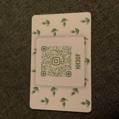 1 X Personalized PVC NFC Digital Business Card Tap Vcard With QR Code ...