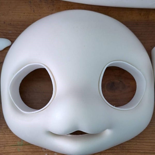 Fursuit Head Base 3D Printed PLA Furry Dog K9 Cat Head With Eyeblanks ...