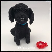 Labrador Retriever Crochet Pattern, Chocolate Crochet Labrador Pattern ...