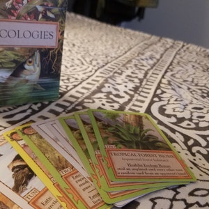 Ecologies Card Game Gameplay Inspired by Nature Use - Etsy