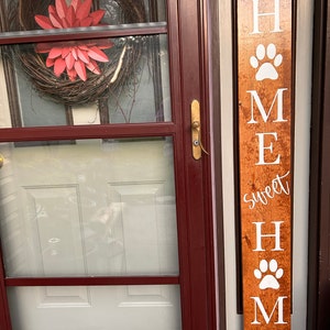 Vertical Welcome Sign Entryway Sign Front Porch Decor - Etsy