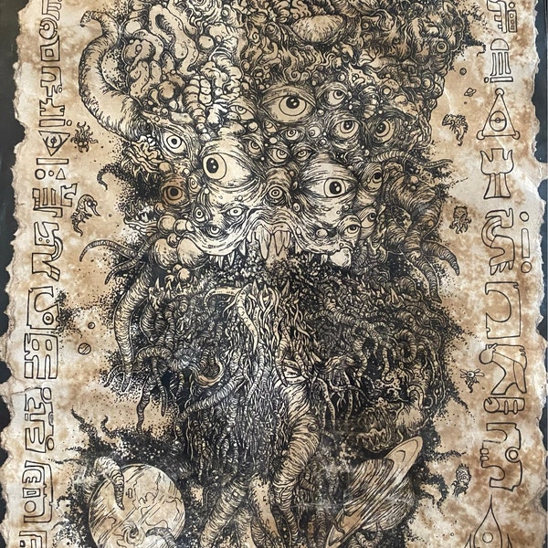 The Litany of Dagon Scroll - Lovecraft Prop LARP Cthulhu - Etsy