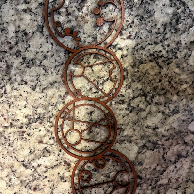 Caduceus Clock in Wood / Medical Clock - Etsy