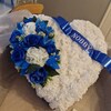 LGBT PRIDE FLAG Rainbow Funeral Memorial Tribute Artificial Flowers ...