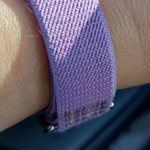 Multicolor Nylon Fabric Smart Watch Band Sport Fitness Quick on Loop ...