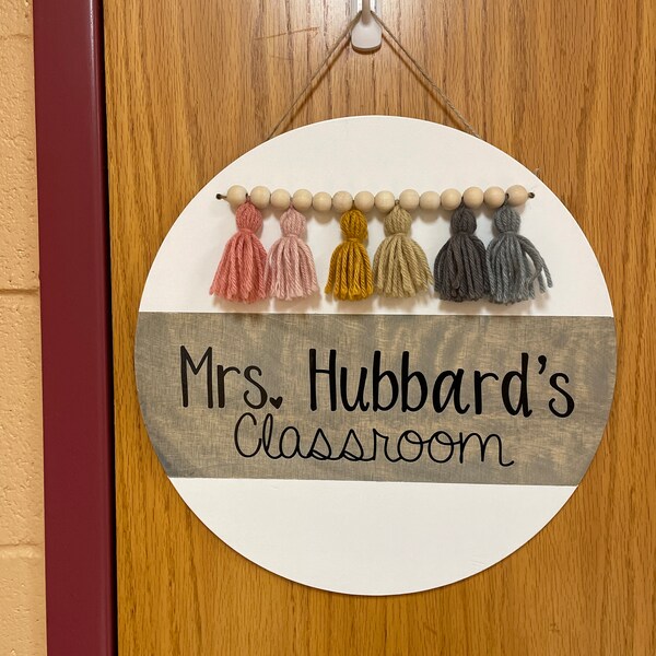 Boho Rainbow Classroom. Boho Rainbow. Boho Decor. Teacher Sign. Teacher ...