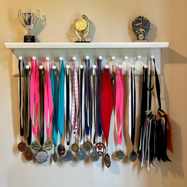Trophy Award Display Shelf _ WHITE - Etsy