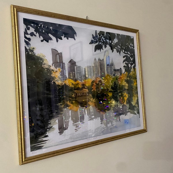 IU Sample Gates Limited Edition (100) Hand Signed Giclee Print, Indiana ...