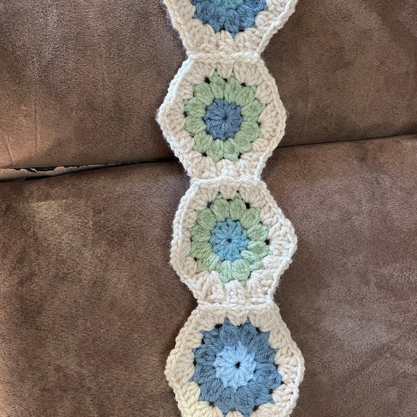 CROCHET PATTERN | Zinnia Hexagon Temperature Blanket Pattern | Granny ...