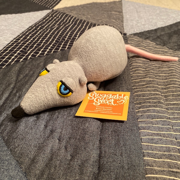 Jerma Rat Plushie - Small Rat - Made on Demand - Etsy