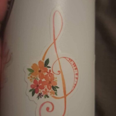 Virginia State Floral Watercolor Map Design Sticker. Vinyl - Etsy