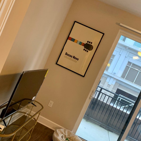 Guitar Poster, Bossa Nova, Jazz Festival, Mid Century Modern, Living ...