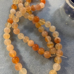 Two 16 Strands Vanilla White Wood 5mm 6mm 8mm 10mm 15mm - Etsy