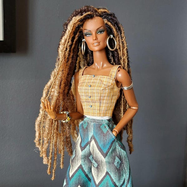 Doll Rerooting Hair Dreadlocs or Locs Bundle - Etsy