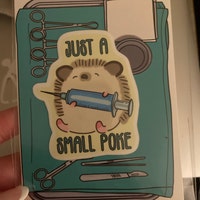 Quit Fibbin' - Medical Pun Vinyl Sticker Die Cut Waterproof Stickers ...