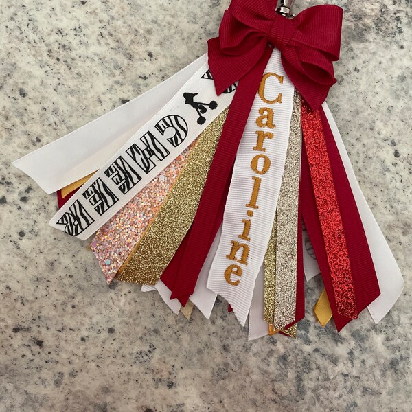 Cheer Pom Pom Name Tag, Dance Pom Tag, Pompom Tags Personalized ...