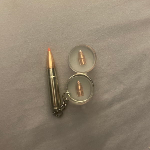 Gauged Ear - Bullet Plugs - From 5/8" to 1 1/8" - One of A Kind - 100% ...