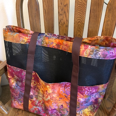 Tote It Screen Play 6, Vinyl Mesh Bag Sewing Pattern, 3 Styles From ...