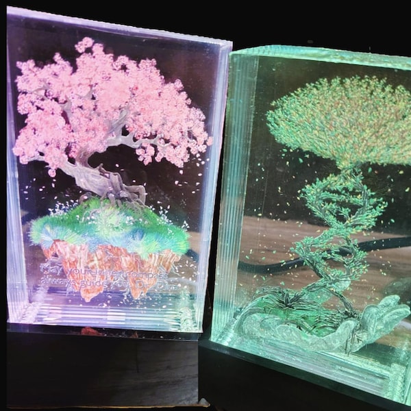 Jellyfish Swarm Resin Desk Light Underwater Scuba Epoxy Sculpture for ...