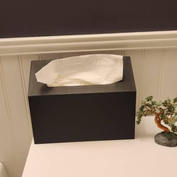 Kleenex Hand Towels Box Cover, Matte Black, Hand Towel 60 Ct Box Cover ...