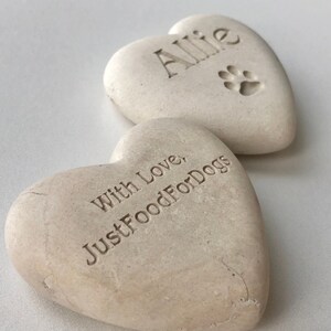 1 Custom Engraved 2 Stone With YOUR Words or Names 2 - Etsy