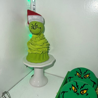 Faux Fake Grinch Lollipops Set of 3 - Etsy