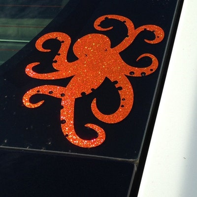 Octopus Car Window Decal - Etsy