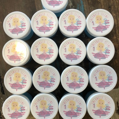 Elsa Frozen Princess Glitter Slime Party Favors 6 Pack - Etsy