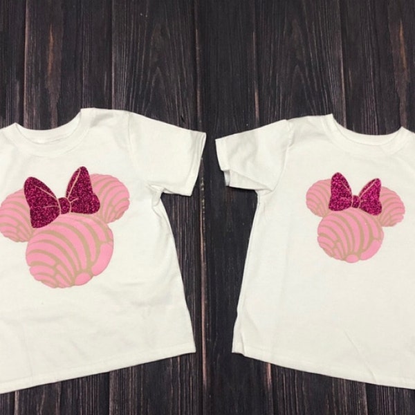 Mickey & Minnie Mouse Concha Cut File - Etsy