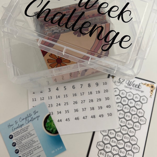 10K Savings Challenge Kit | Money Saving Challenge | 100 Envelope ...