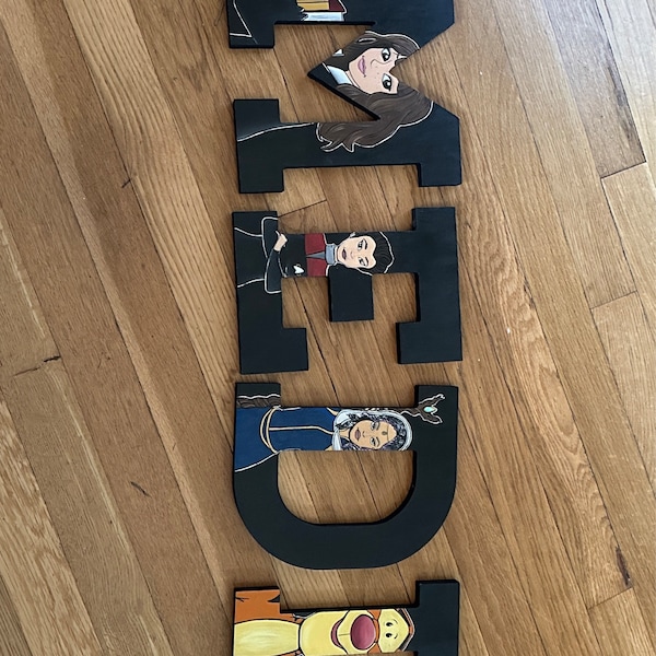 Custom Hand Painted Wall Letters - Etsy