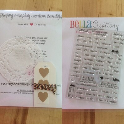 Plan to Be Fit Planner Stamp Set Fitness Stamps Perfect - Etsy