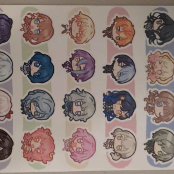 Project Sekai Sticker Sheet - Etsy