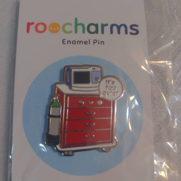 Crash Cart Enamel Pin, Nurse, Doctor, Rapid Response, Code Blue, RRT ...