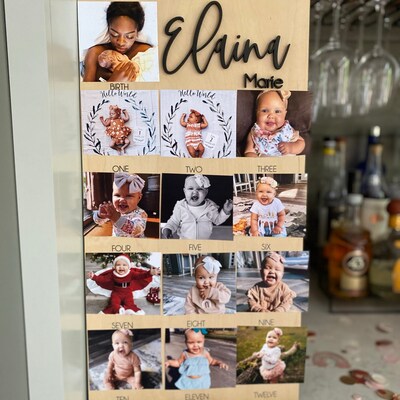 One Year of Baby First Birthday Sign First Birthday - Etsy