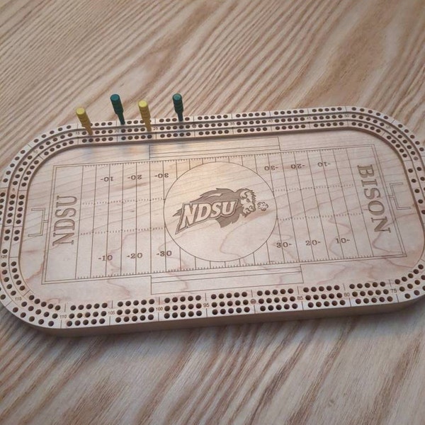 Personalized Stadium Cribbage Board Hockey - Basketball - Football - Etsy