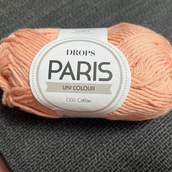 DROPS PARIS Cotton Yarn Aran Weight Yarn, Crochet Yarn, Crochet Cotton ...