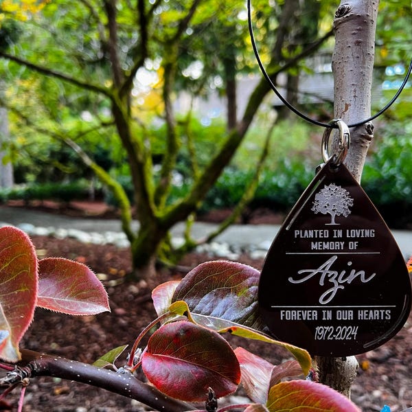 Memorial Tree Dedication Plaque Gift for Planting Trees in Memory of a ...