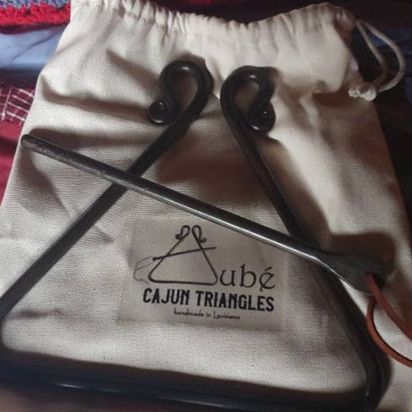 Handmade Cajun Triangle: Forged Steel Percussion Instrument - Etsy
