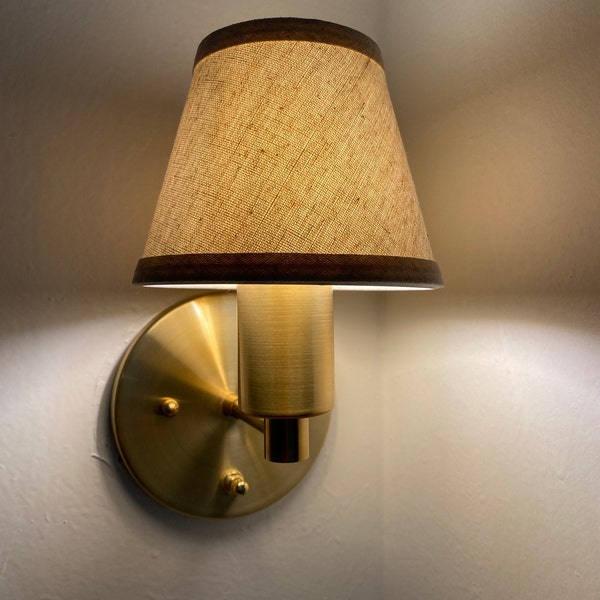 Task Wall Sconce - Brass Adjustable Swivel Wall Mount Spotlight Lamp ...