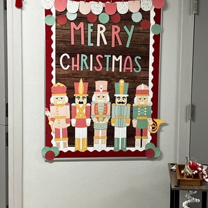 Nutcracker Christmas Christmas December Bulletin Board Kit - Etsy