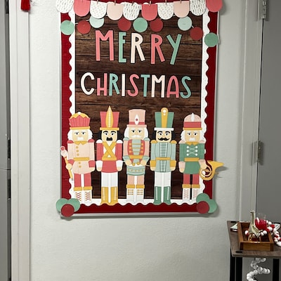Nutcracker Christmas Christmas December Bulletin Board Kit - Etsy