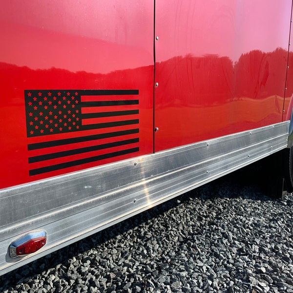 American Flag Reflective Vinyl Decal Sticker - Etsy