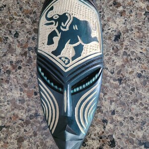 Wood Maskpair of Fulani Elephant Mask Wall Hanging Maskwall - Etsy