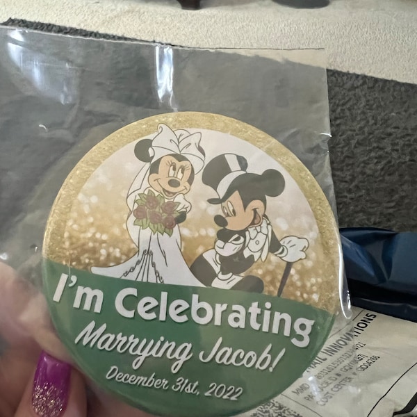 Disney Inspired Celebrations Buttons, Custom Birthday Buttons, Custom ...