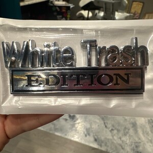 White Privilege Car Chrome Auto Motorcycle Golf Cart SUV Badge Emblem ...