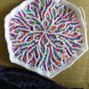 Spanish Mandala Overlay Crochet PATTERN Round Colorful - Etsy