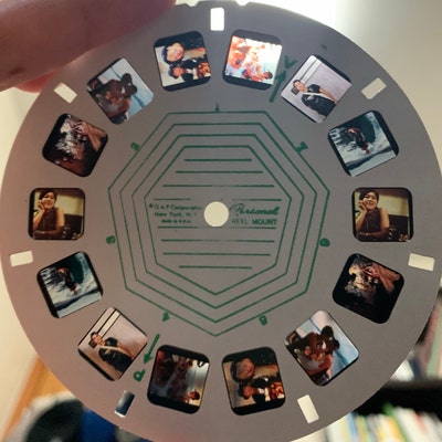 Personalised Viewmaster Style Custom Reels Disc Own Photos My Images ...